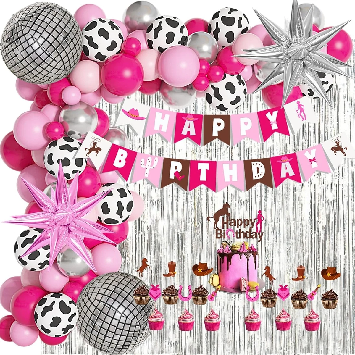 Pink Western Party Decorations