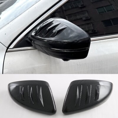 Carbon Fiber Pattern Door Side View Wing Mirror Trim Cover For MG HS ...