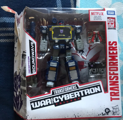 Transformers Netflix Soundwave Sealed Mint Complete | eBay