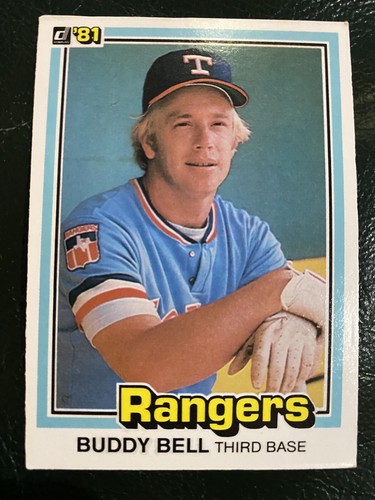 1981 Donruss Buddy BELL #145 Texas RANGERS - MLB Baseball - NM/MT | eBay