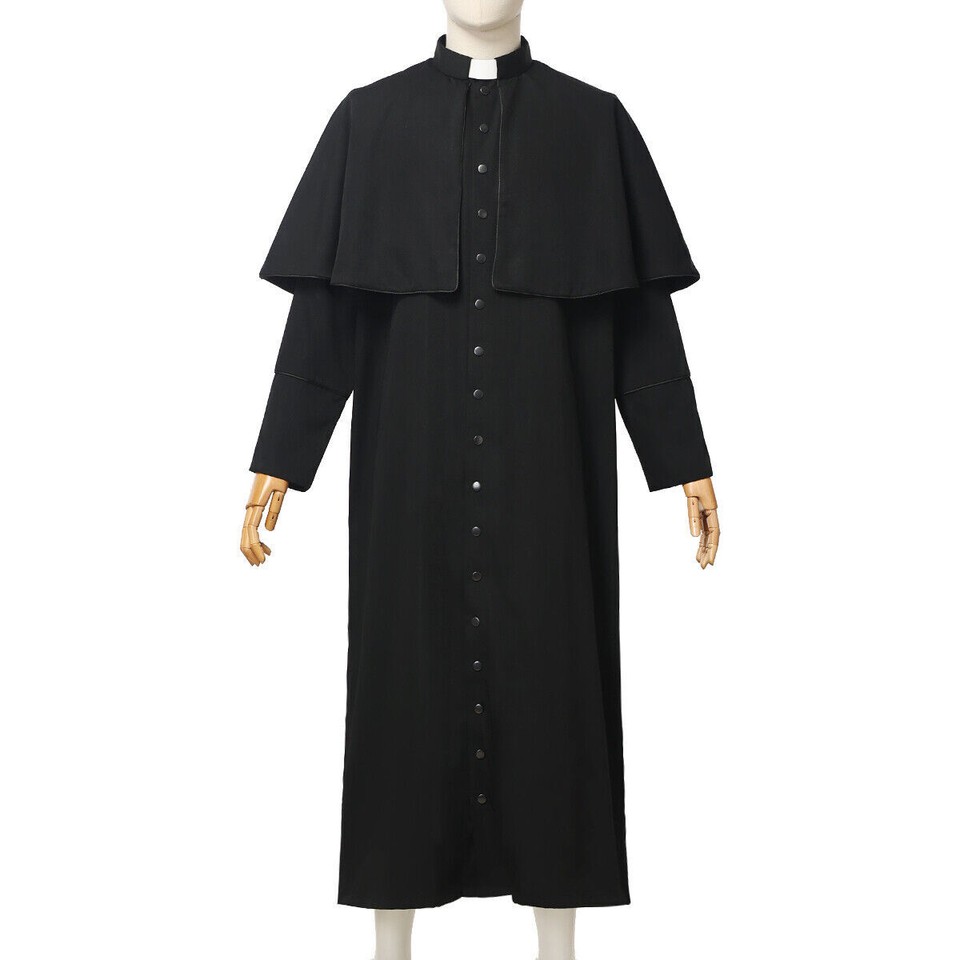 Catholic Bishop Cassock with Belt Roman Soutane Priestly Cassock Clergy ...