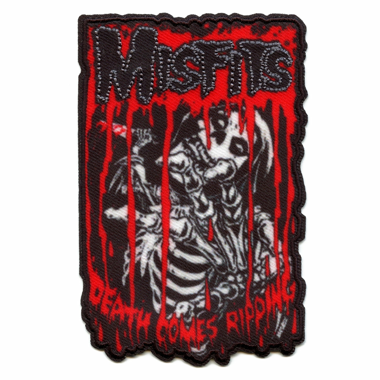 Misfits Patch Death Comes Ripping Sublimated Embroidery Iron On ...