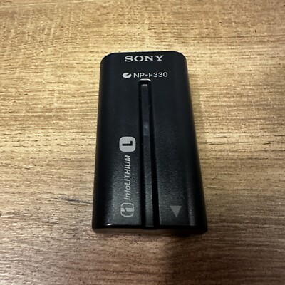 Genuine Original OEM Sony Li-ion Battery - Used NP-F330 Sony MiniDV ...