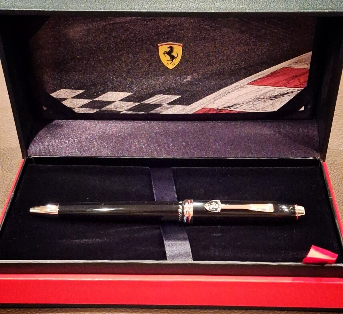 CROSS TOWNSEND FERRARI Scuderia Glossy Black Ballpoint Pen(FR0042-56 ...