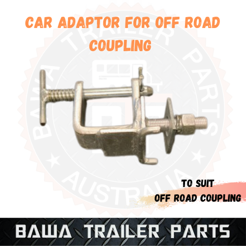 1x Car Adaptor to suit Off-Road Poly Block Weldable Trailer Coupling ...