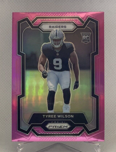 2023 Panini Prizm Prizms Pink #363 Tyree Wilson - Las Vegas Raiders ...