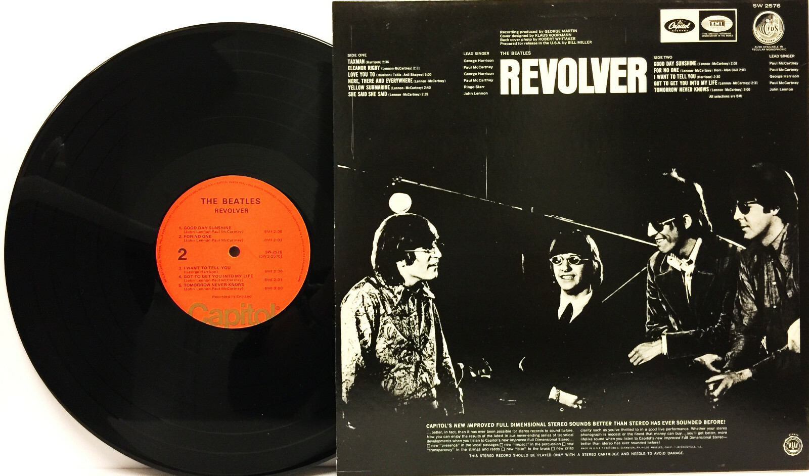 THE BEATLES 1966 REVOLVER 33 VINYL LP RECORD EXCELLENT PLUS | eBay
