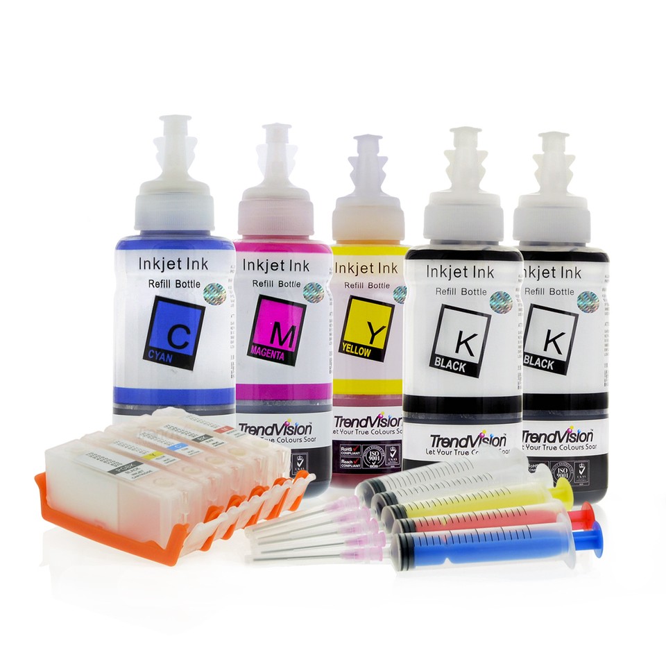 Refillable Ink Cartridge suits Canon PGI-250 CLI-251 MG6420 MG6620 ...