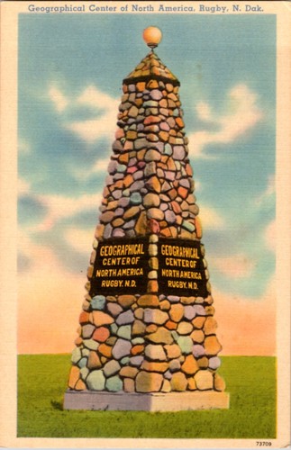 Rugby North Dakota ND : MONUMENT SCENE d/01 BD6541 | eBay
