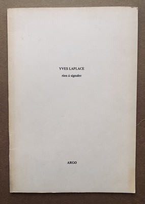 Rien a la Signaler - Yves Laplace; Daniel Wilhem [Editor] | eBay