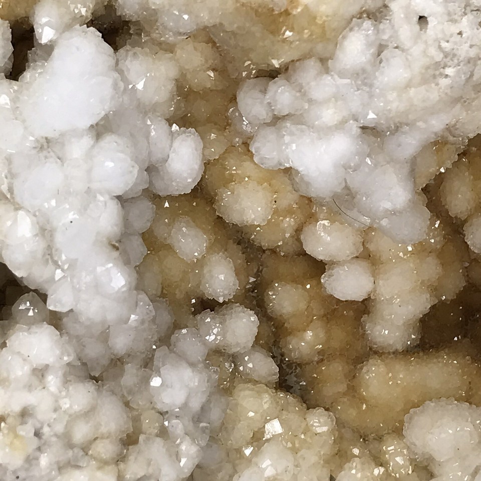 6” Geode Golden Healer Crystal Cluster Spirit Duzy Chalcedony Iron ...