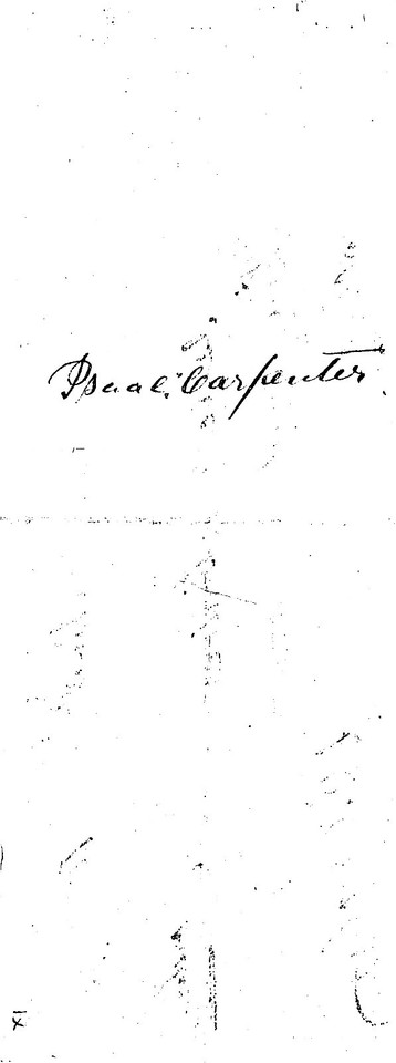 ISAAC CARPENTER AUTOGRAPH PITTSTON 1870 BANK CHECK RECEIPT DRAFT ...
