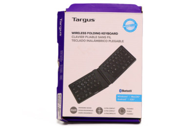 Targus - Ergonomic Foldable Bluetooth Antimicrobial Keyboard - Black | eBay