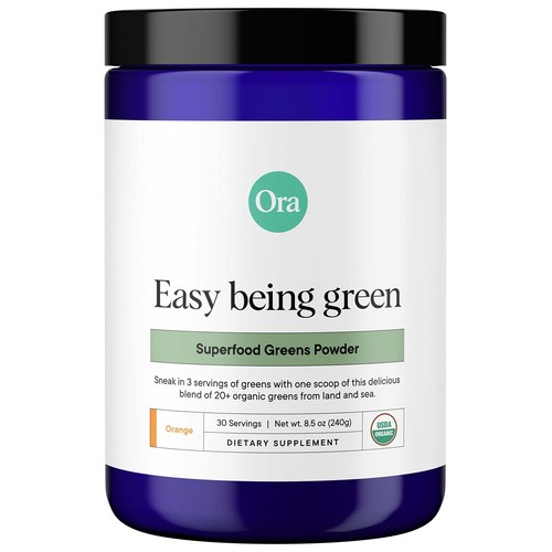 Ora Organic Greens Powder - Vegan Gluten-Free Organic Super Greens ...