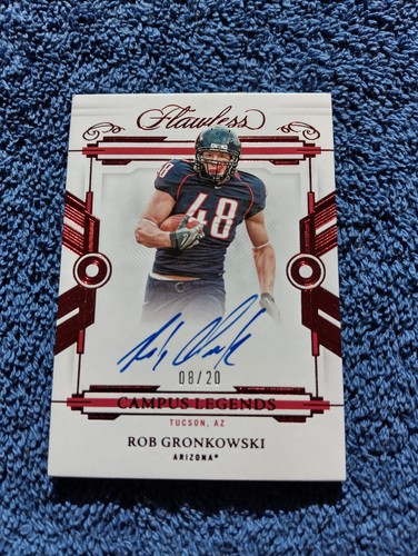 2012 Panini Flawless Patriots Rob Gronkowski Auto Autograph 08/20 | eBay