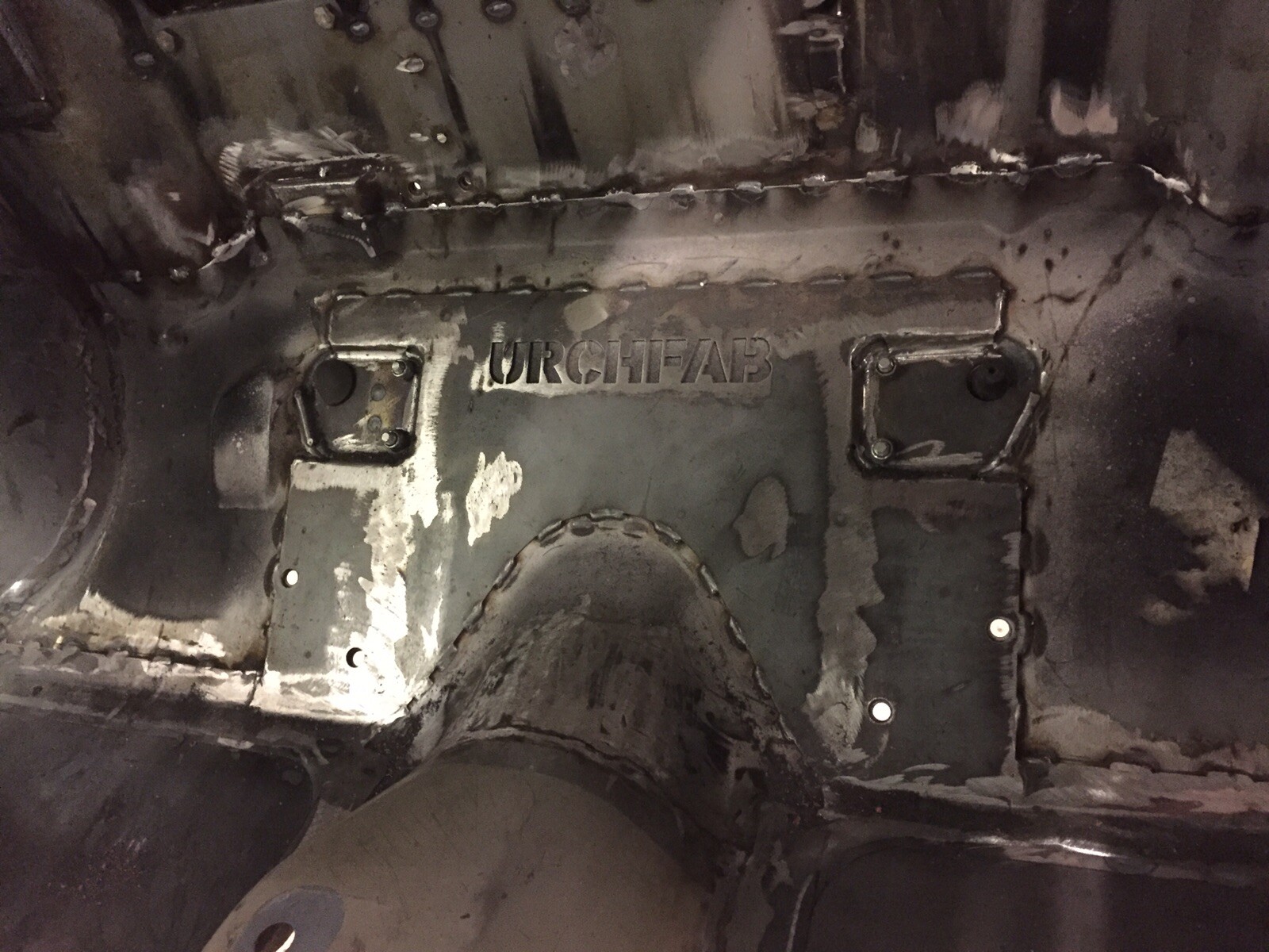 Urchfab Classic Mini Toe Board/ Steering Rack Reinforcement Plates ...