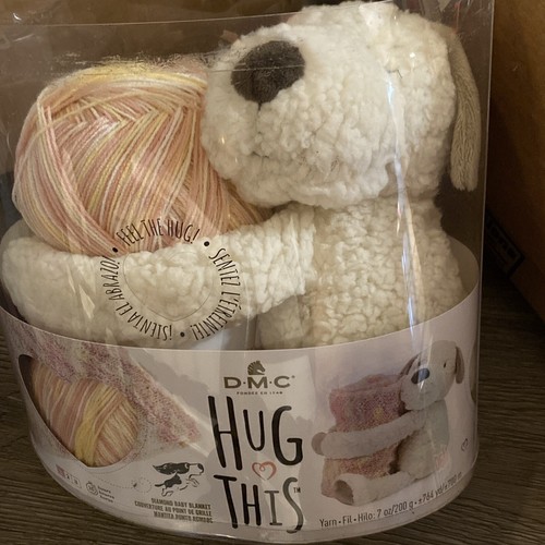 DMC Hug This Kit Puppy Crochet Knit Lace Baby Blanket Pattern | eBay