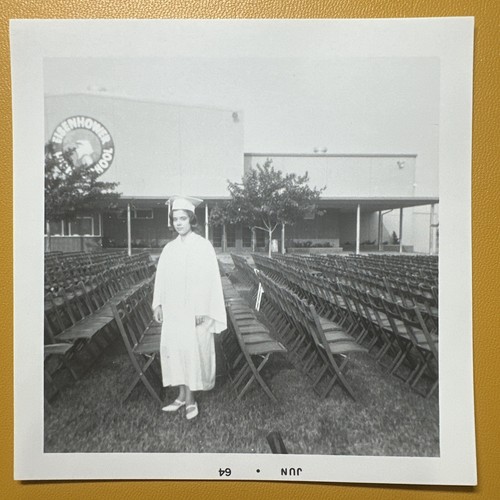 RIALTO, CA Eisenhower High School graduation VINTAGE PHOTO snapshot ...