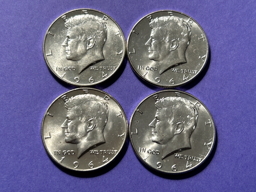 1964 P JFK half dollar (4) coins | eBay