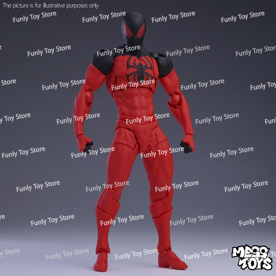 Mess Toys Spider Ct Toys Black Red Spider Black Suit Neighbor Symbiote ...