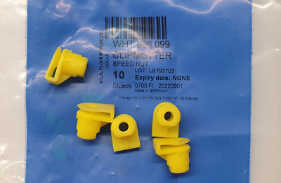 10X NEW Genuine Audi Fasteners CLIP NUT WHT006099 | eBay