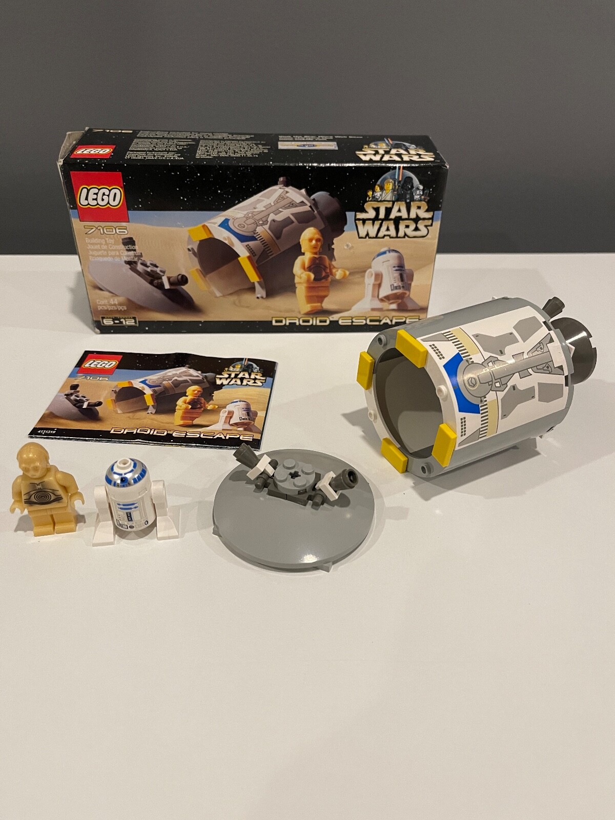 LEGO 7106 Star Wars Droid Escape 100% Complete In Box | eBay