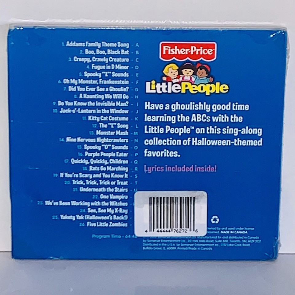 Factory Sealed Fisher-Price Little People Halloween Sing-Alongs from A ...