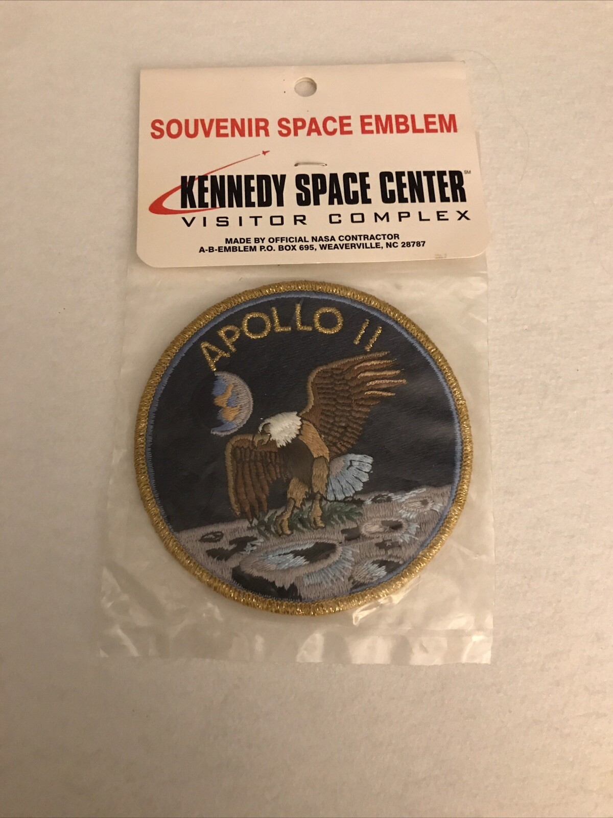 New Vintage NASA Souvenir Space Emblem Apollo II In Package 4 inch ...