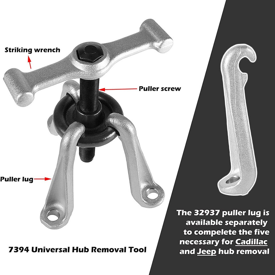 7394 Universal Hub Puller Wheel Hub Removal Tool Replace For OTC 7394 ...