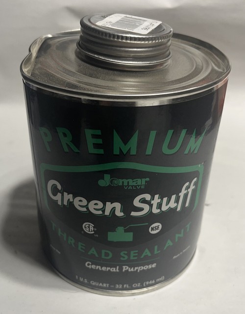 Jomar Valve - The Green Stuff 400-105 32oz. General Purpose Thread ...