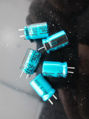 10pcs RUBYCON RX30 220mfd 25v 220uf electrolytic Capacitor 8*11mm 130 ...