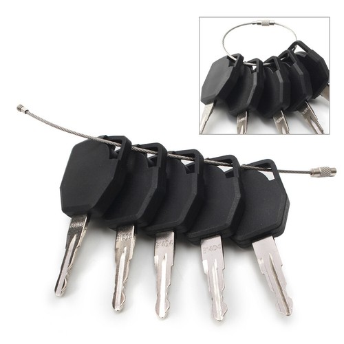 5PCS 81404 Keys For JCB Backhoe Heavy Equipment Ignition 760 820 860 ...