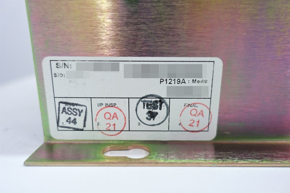 APPLIED MATERIALS 0190-12847 P1219A SCR LAMP DRIVER 15 ZONE RADIANCE ...