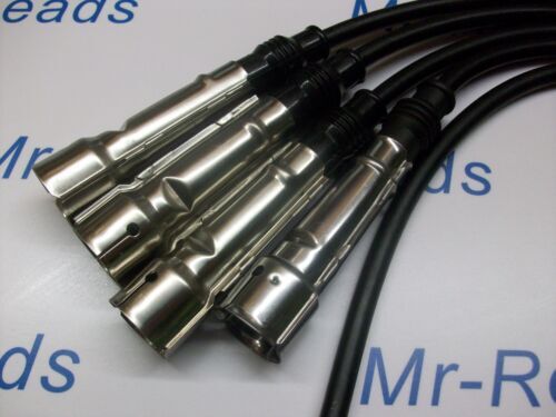 BLACK 8MM PERFORMANCE IGNITION LEADS GOLF MK2 MK3 GTi 8V M4 DISTRIBUTOR ...