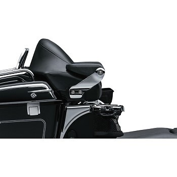 Kuryakyn 8958 Stealth Passenger Armrests for Harley Touring 97-13 with ...