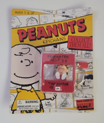 Peanuts Keychain Lucy Psychiatric Help Snoopy NIP | eBay