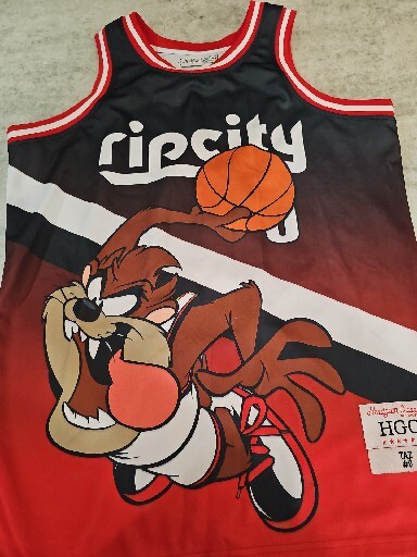 TAZ RIP CITY RED Headgear Classics Basketball Jersey … - Gem
