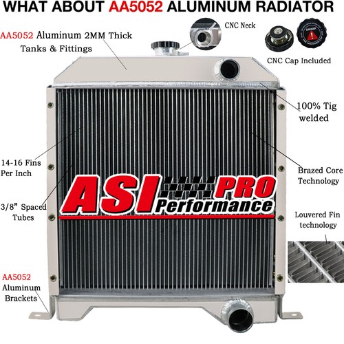 3 Row Radiator For Case IH 1840 1845C Skid Steer Loader Diesel ...