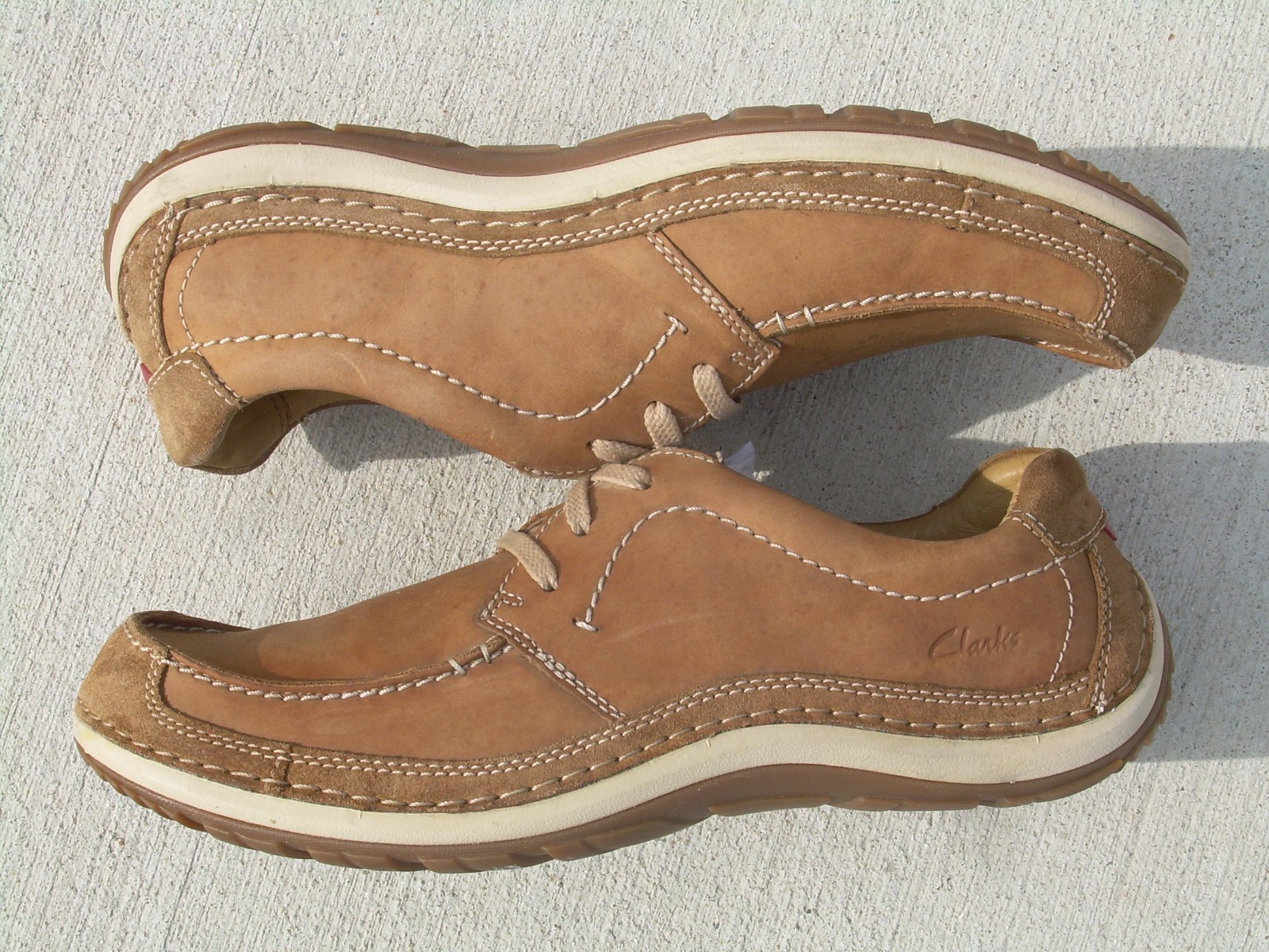 Clarks Shiply Way Men's Lace Up Casual Lifestyle Brown Shoes 203592737 ...