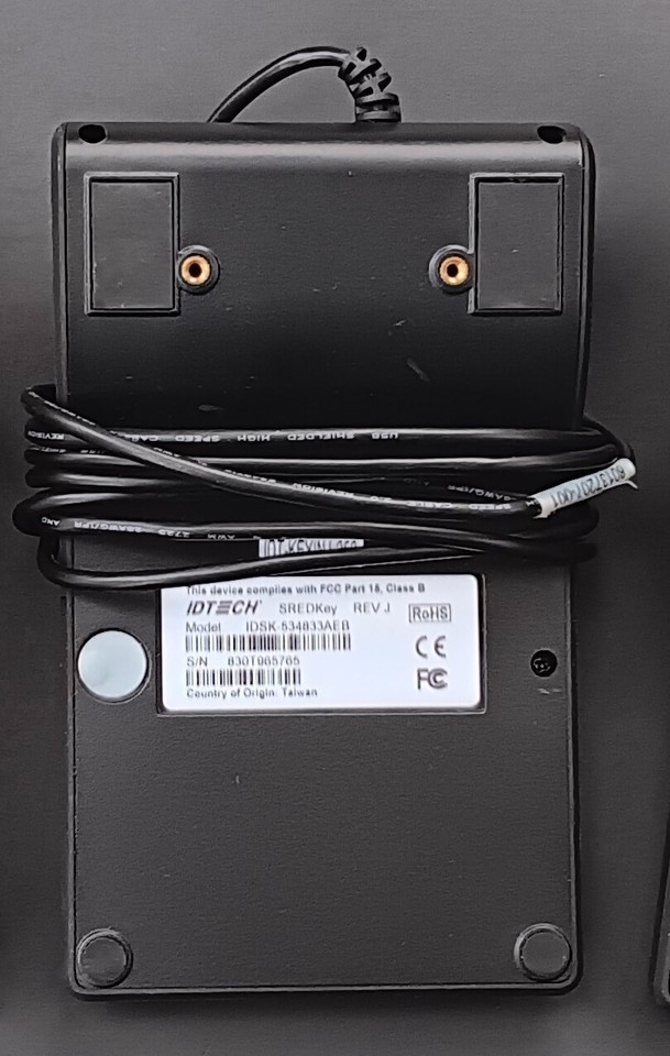 IDTEK SREDkey Magstripe POS Credit Debit Card Terminal Reader USB ...