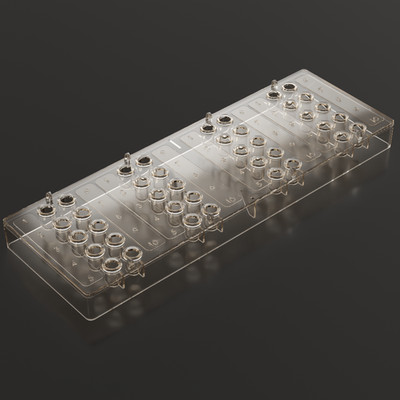 ALLERGY 40-VIAL TRANSLUCENT PLASTIC TRAY | eBay