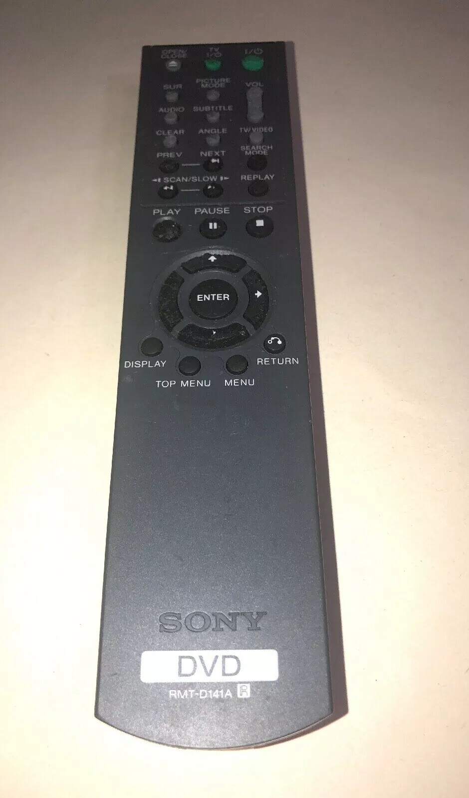 SONY RMT D141A R REMOTE CONTROL - DVD CD player DVP NC675P NS415 NS315B ...