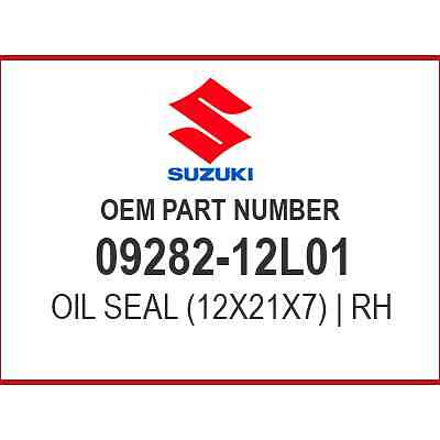 Suzuki SEAL,OIL(12X21X 09282-12L01 OEM NEW | eBay