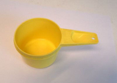 Tupperware Measure Measuring Cup 3/4 Cup Pale Yellow 762-3 | eBay
