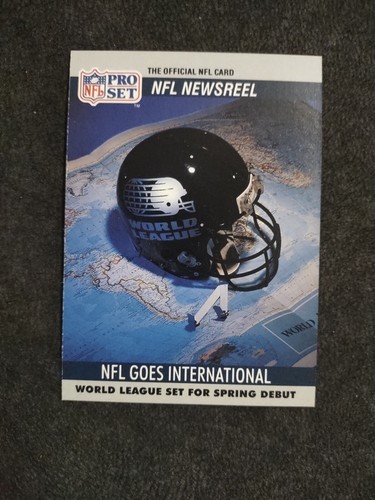 1990 Pro Set #788 NFL Goes International Football Card | eBay