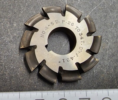 Milling - Hss Involute Gear Cutter