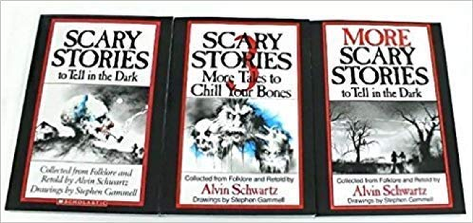 Scary Stories to Tell in the Dark Series by Alvin Schwartz (Paperback ...