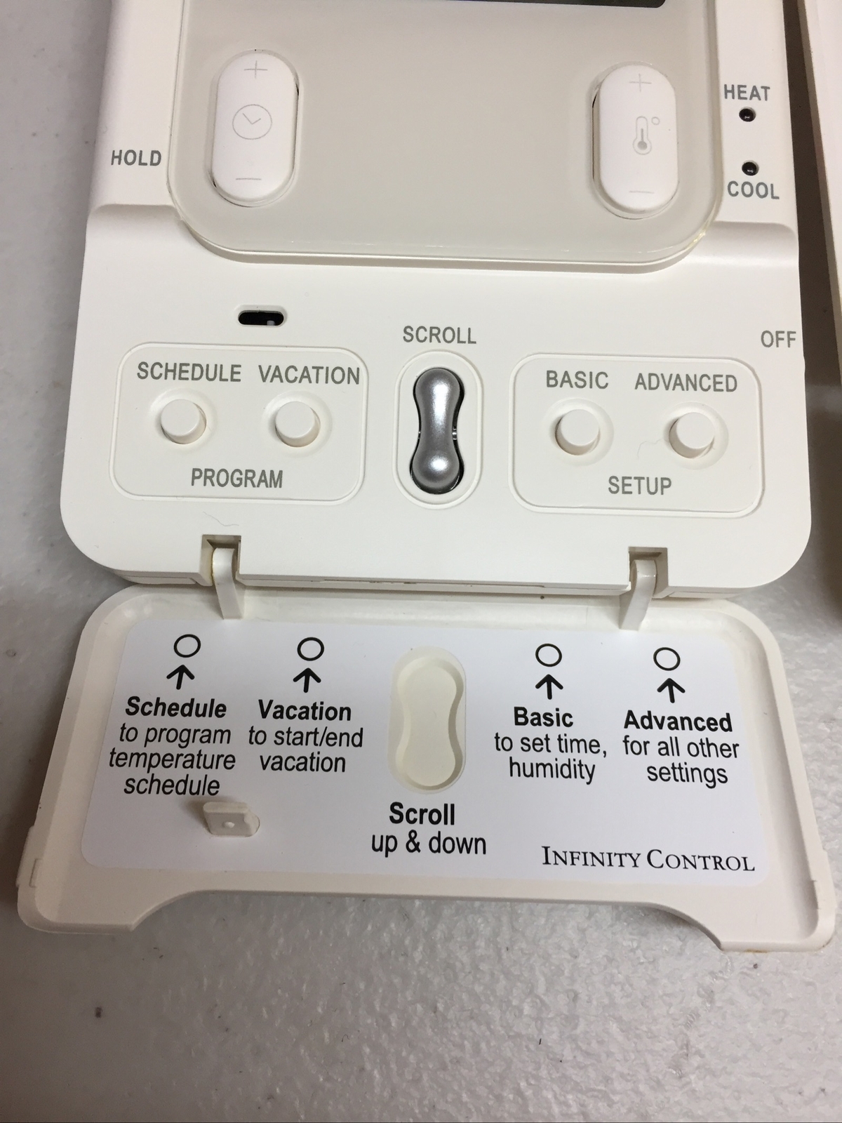 Carrier Infinity SYSTXCCUID01 Programmable Digital Thermostat for sale ...