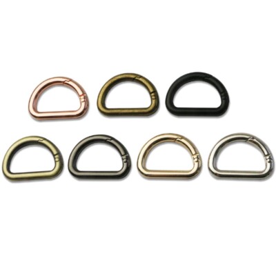 Bag Clasp Spring Buckles D Ring Clips for 26 mm Strapping Bag Handbag ...