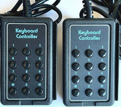 ORIGINAL NEW IN BOX VINTAGE SET OF 2 ATARI CX50 VIDEO GAME KEYBOARD CONTROLLERS | eBay